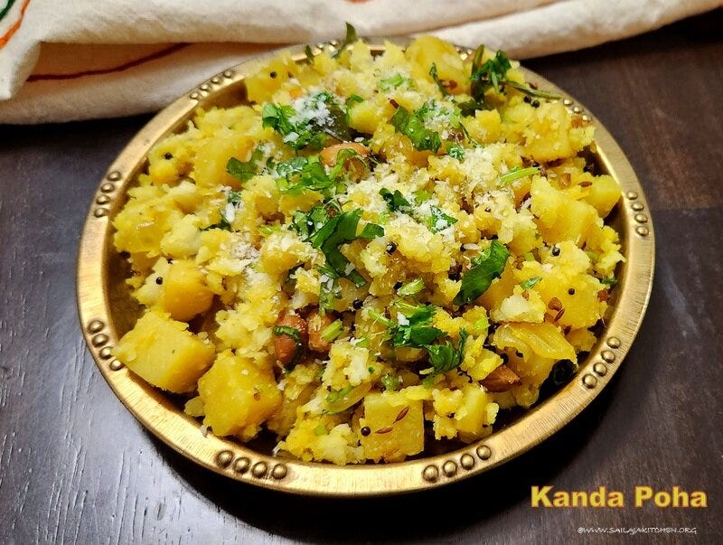 How to make Mumbai Style Kanda Poha? | by Sailaja Damodaran | Oct, 2023 ...