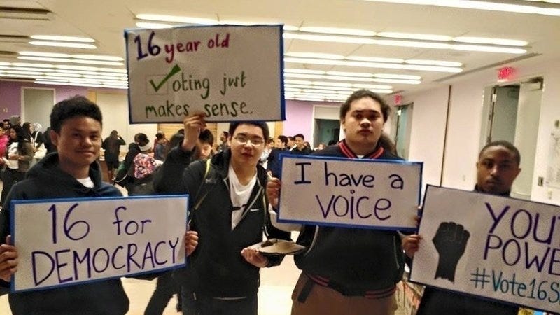 “Let Us Vote”- A Movement to Lower the Voting Age to 16 | by KEN BANK ...
