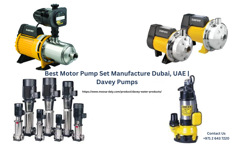 Best Motor Pump Set Manufacture Dubai, UAE | Davey Pumps - Jeanjane ...