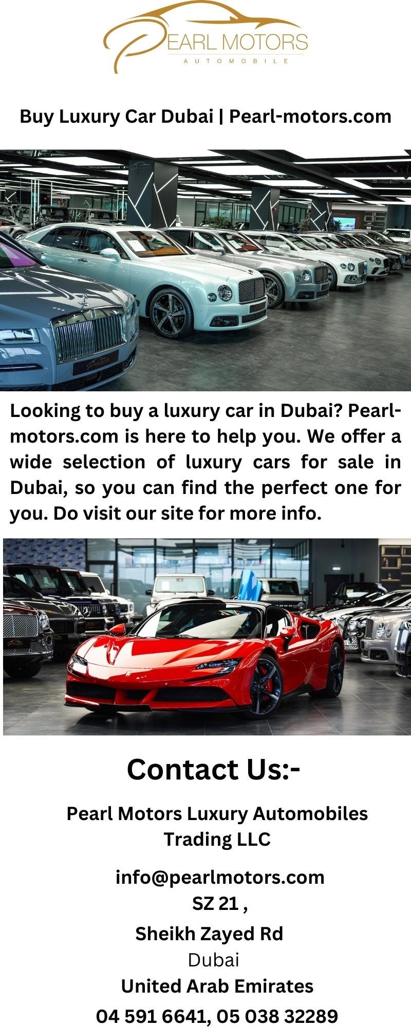 Buy Luxury Car Dubai | Pearl-motors.com - Pearl Motors - Medium