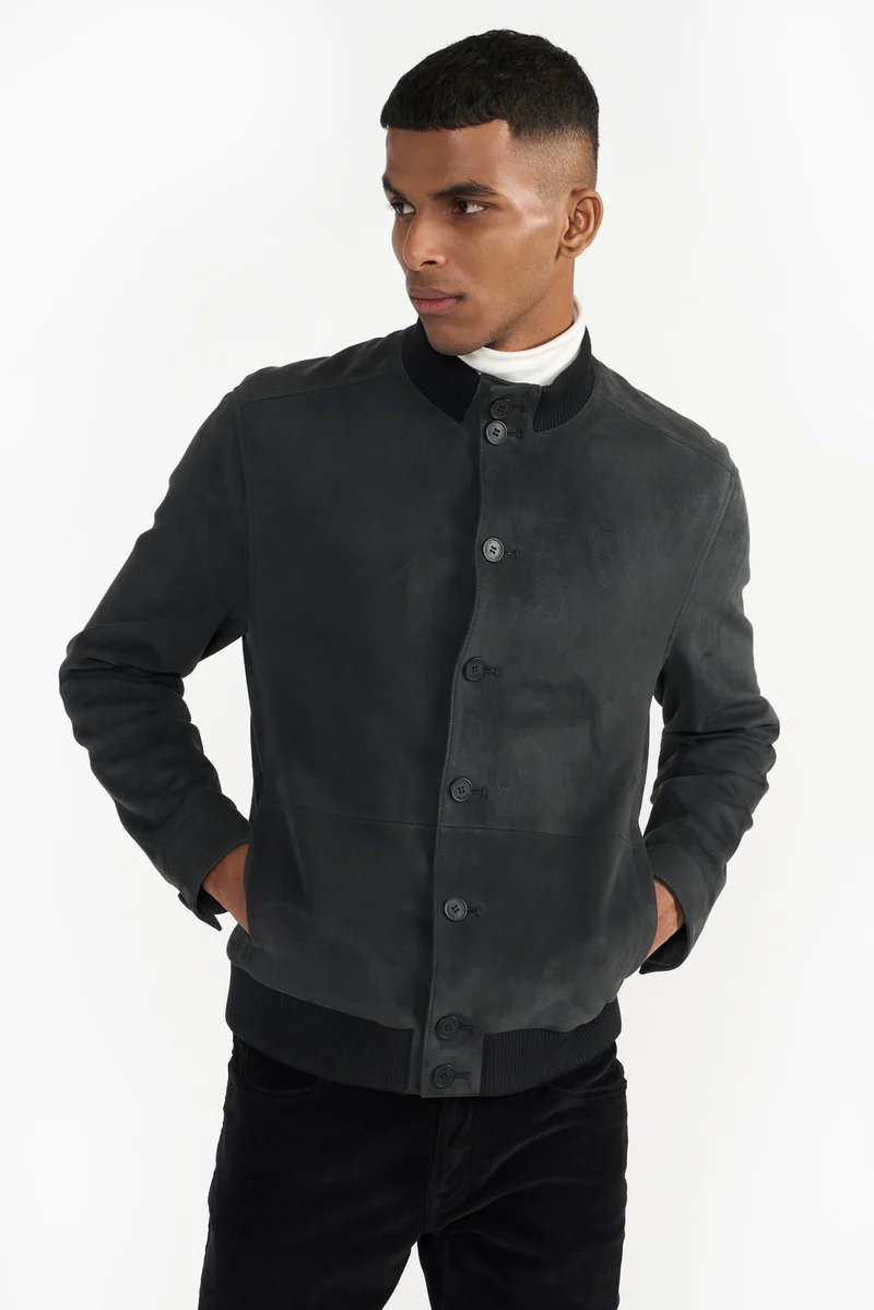 Elevate Your Style with Perona’s Black Robert Leather Jacket: A Fusion ...