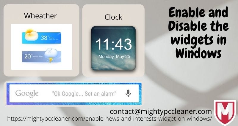 Enable or Disable news and interests taskbar widgets in Windows ...