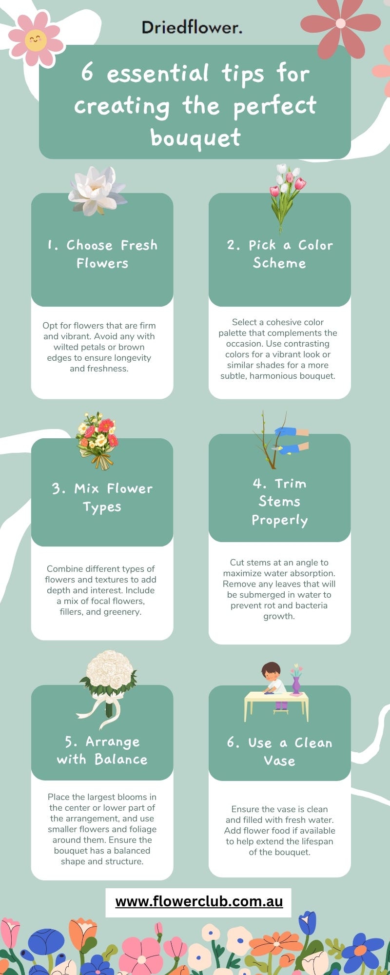 6 Essential Tips for Creating the Perfect Bouquet - The Flower Club ...