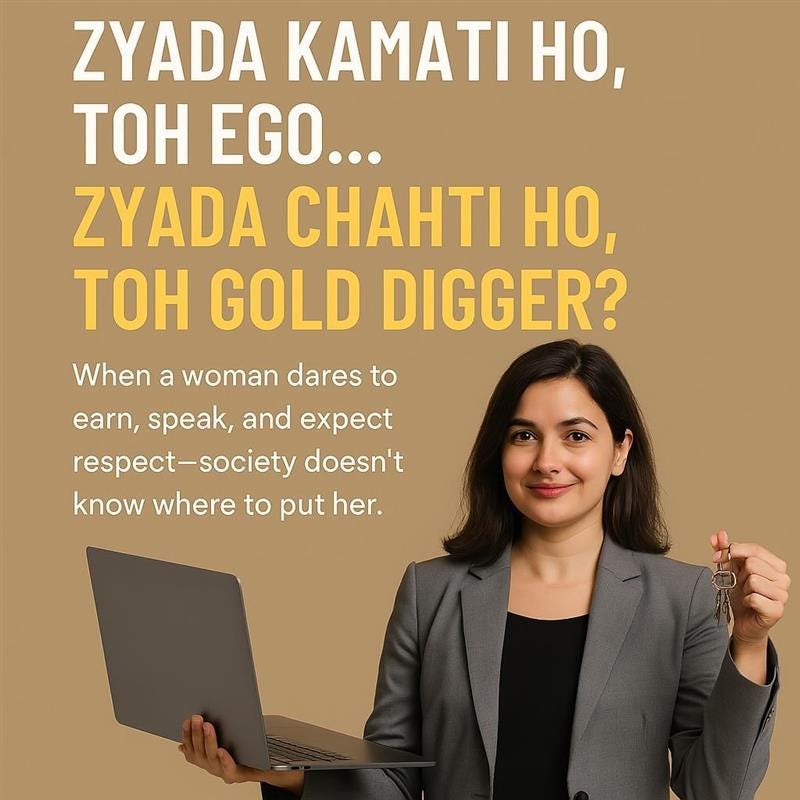 Zyada Kamati Ho, Toh Ego… Zyada Chahti Ho, Toh Gold Digger? | by CA ...