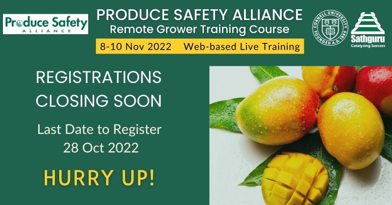 PSA course for growers on fresh produce safety - Hemalata - Medium