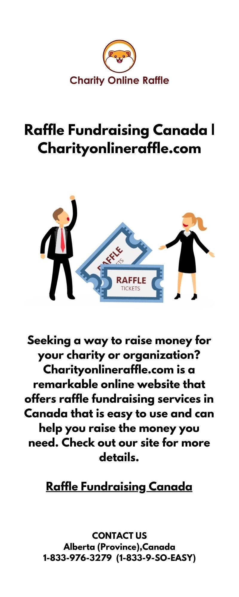 Raffle Fundraising Canada | Charityonlineraffle.com - Chrtonline - Medium