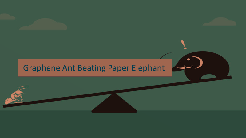 Graphene Ant Going to Fell Paper Elephant — Exciting Scenery of Digital ...