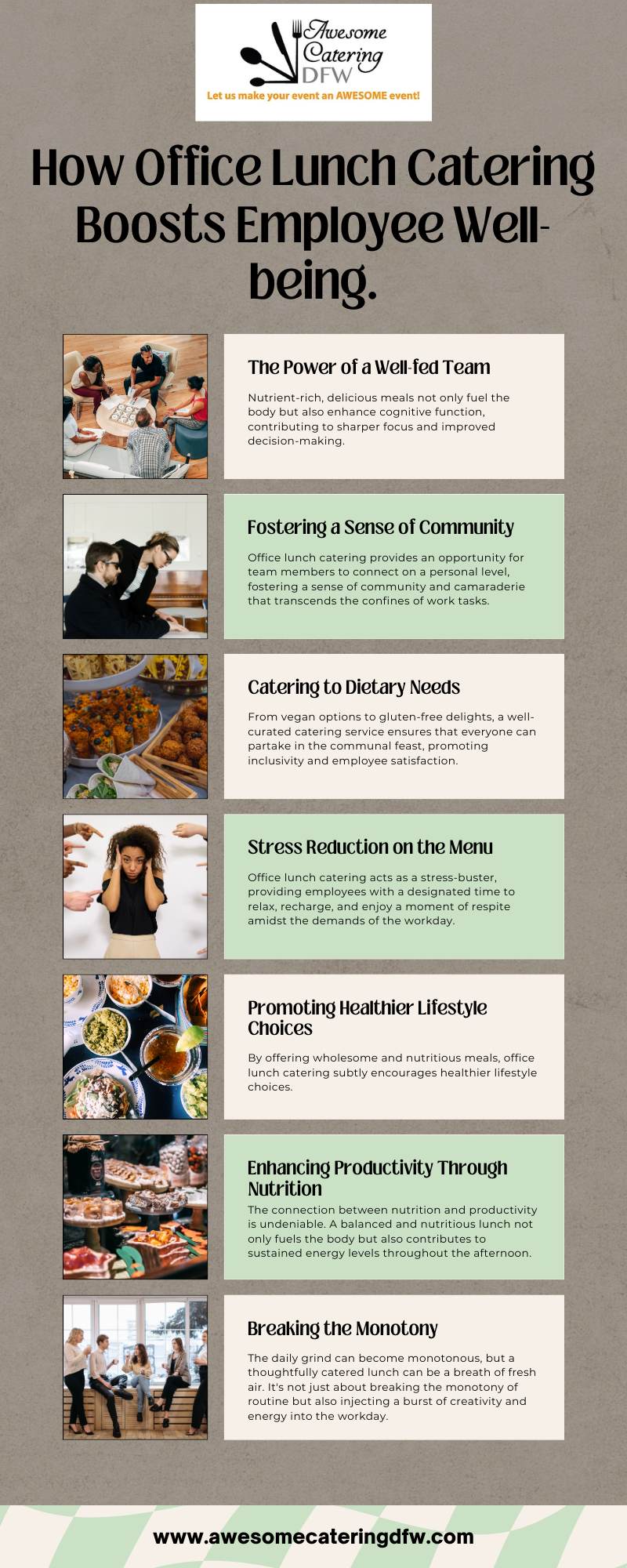 How Office Lunch Catering Boosts Employee Well-being. - Awesome ...