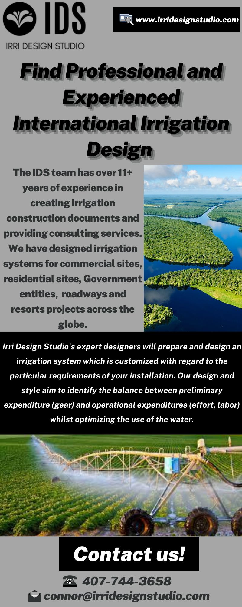 Find Professional and Experienced International Irrigation Design ...