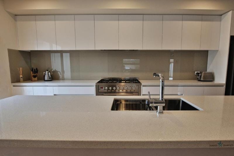 Kitchen Glass Splashbacks in Melbourne | Famous Frameless | by Famous ...