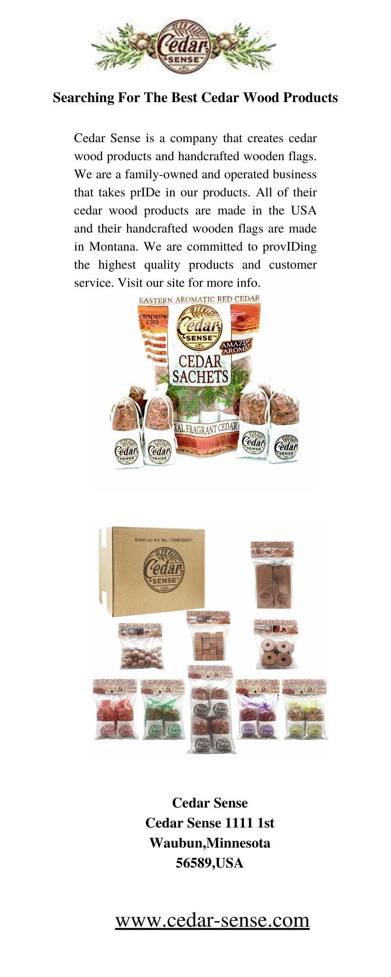 Searching For The Best Cedar Wood Products - Cedar Sense - Medium