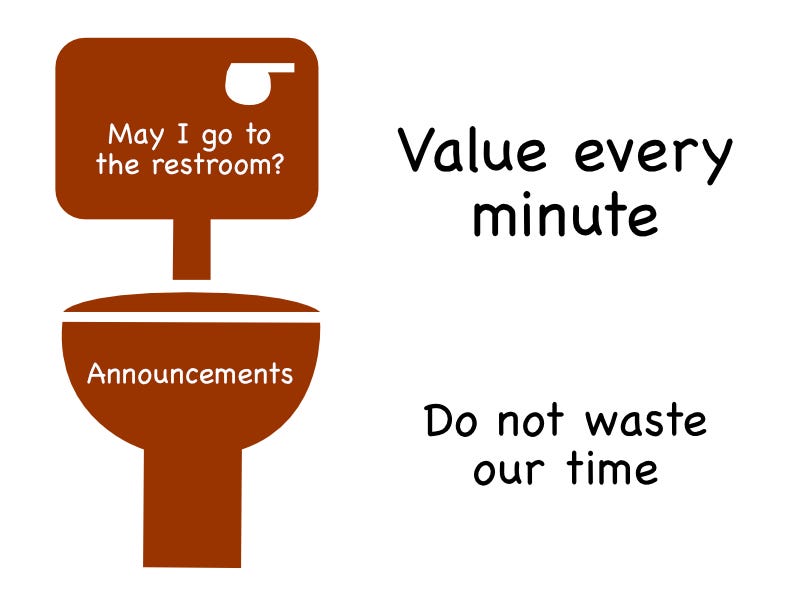 Lost learning time?. How much time did they spend urinating… | by ...