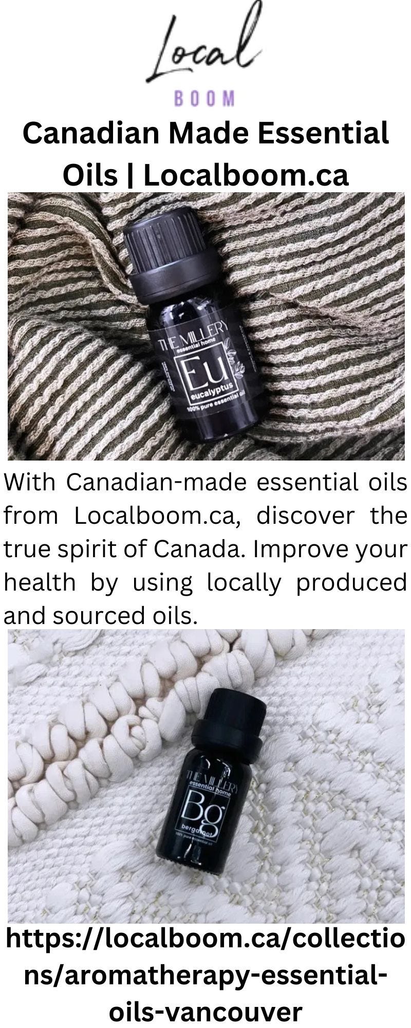 Canadian Made Essential Oils | Localboom.ca - The Local Boom Gift Shop ...