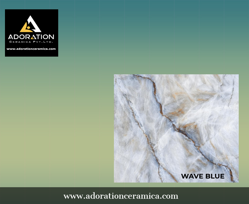 Wave Blue Gvt, Pgvt, Vitrified Floor Tiles Manufacturers: Adoration ...