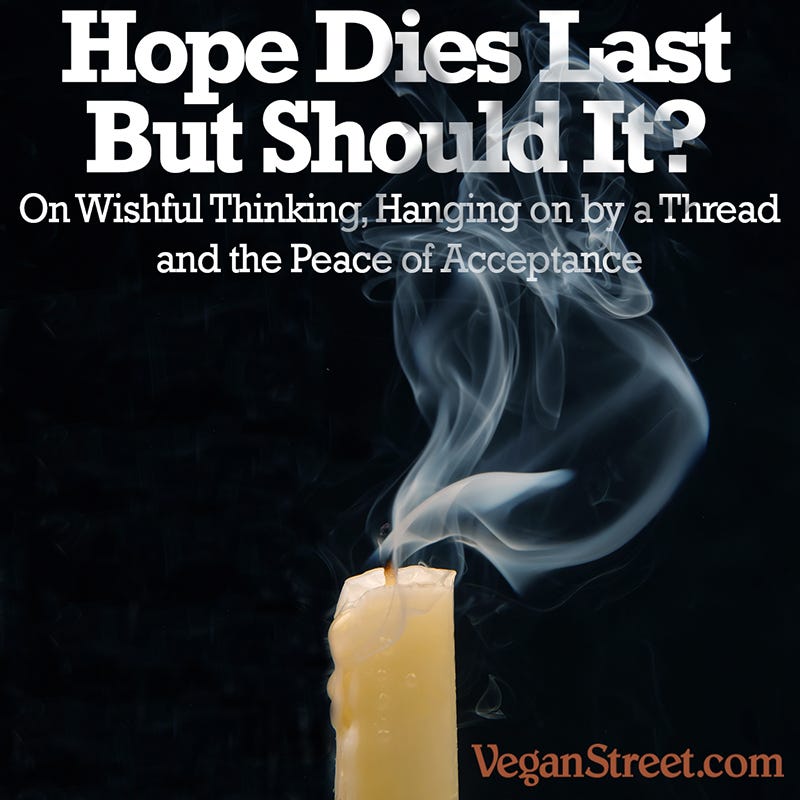 Hope Dies Last But Should It? On Wishful Thinking, Hanging on by a ...