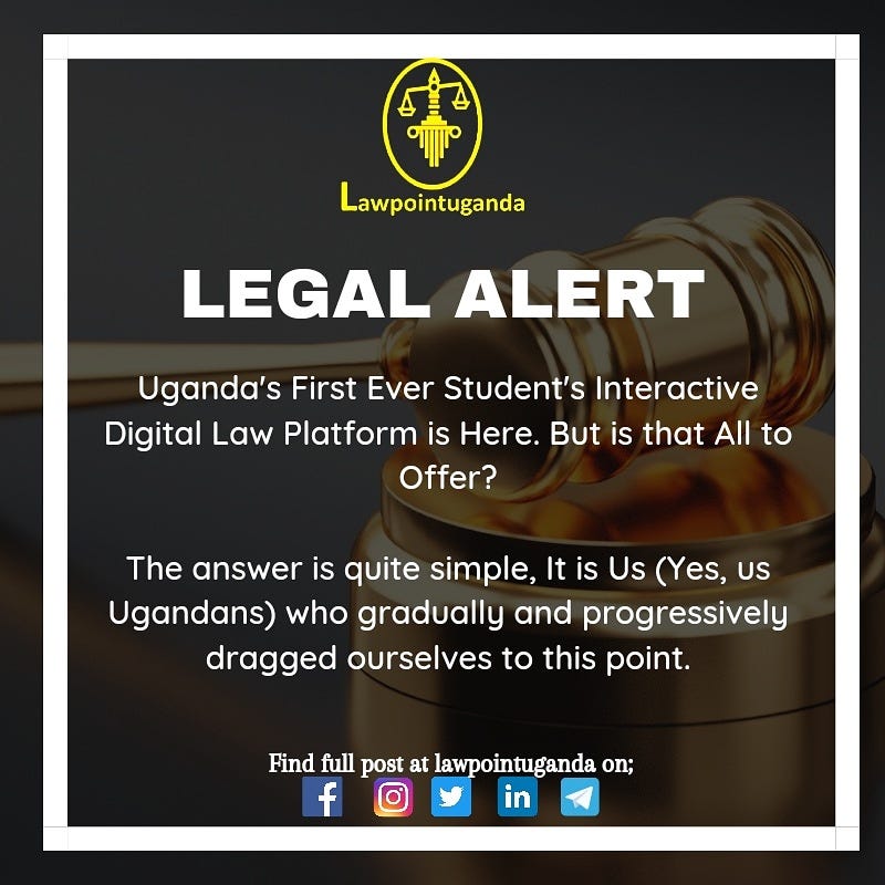 Uganda's First Ever Student's Interactive Digital Law Platform is Here ...