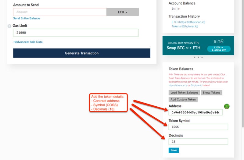 COSS TOKEN TUTORIAL. The main idea behind… | by COSS Team | COSS ...