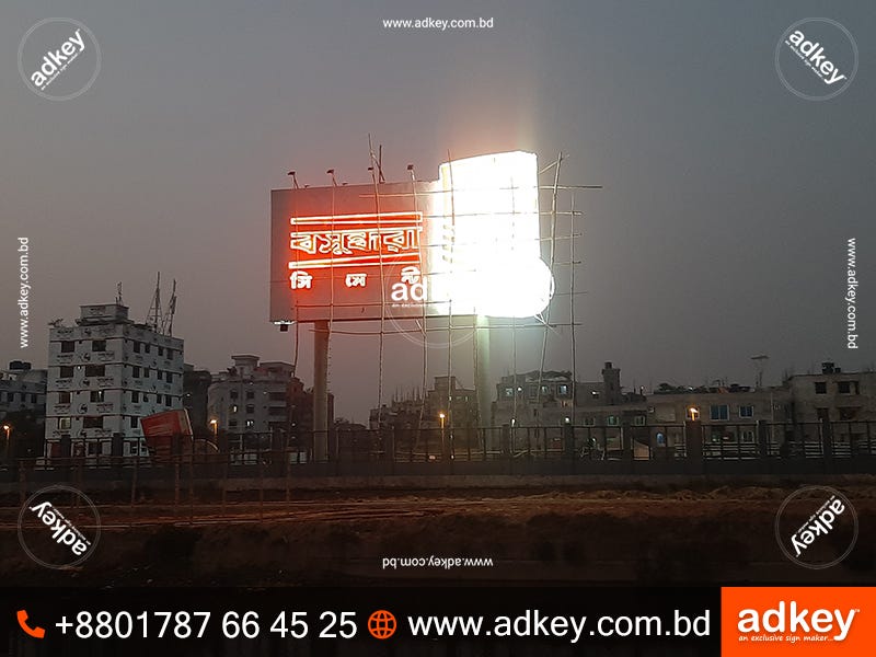 Neon sign bd billboard bata model Acrylic Letter Led Sign Board rgb led ...