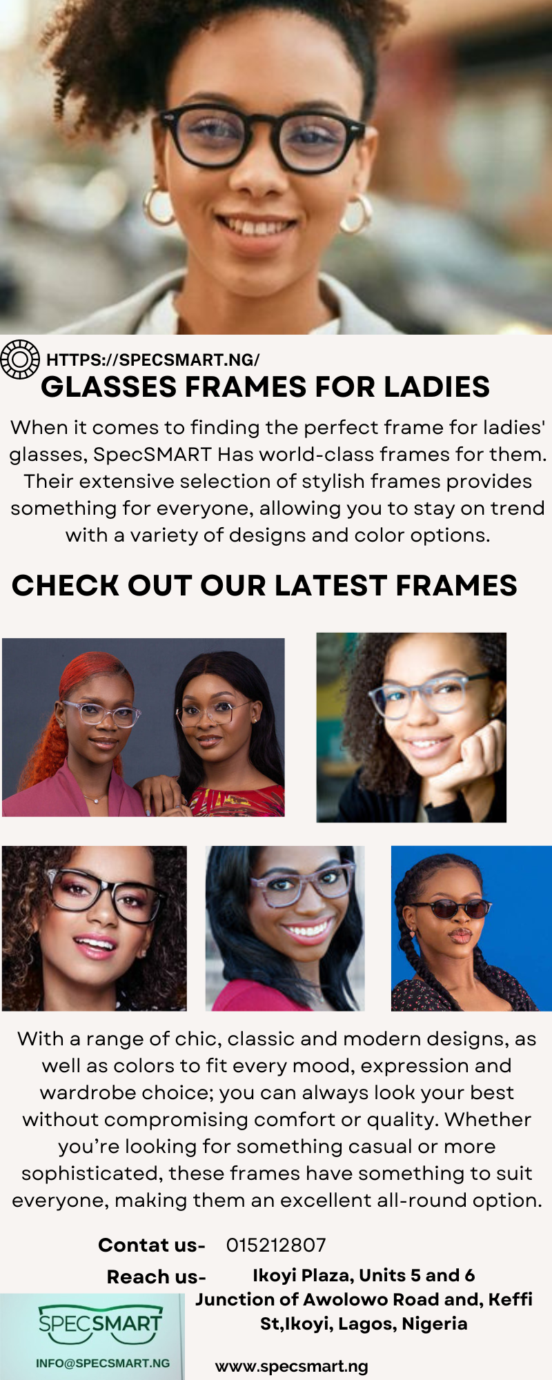 Buy Eyewear Frames for Women Online at the Best Price from SpecSMART - Specs Mart - Medium