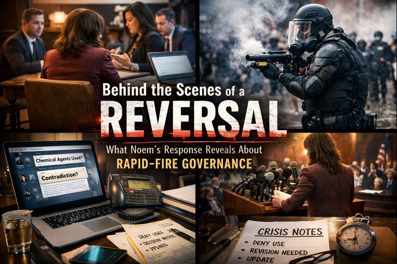 **Behind the Scenes of a Reversal: What Noem’s Response Reveals About ...