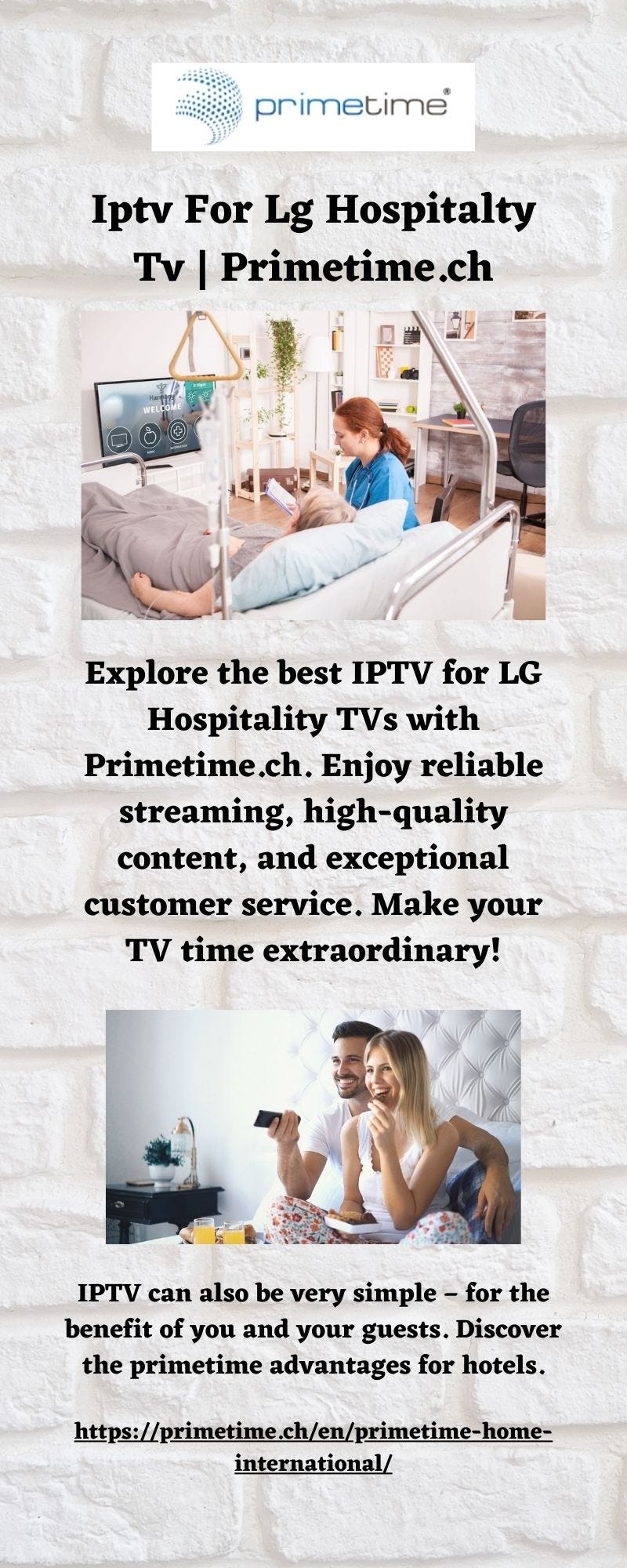 Iptv For Lg Hospitalty Tv | Primetime.ch - Prime time AG - Medium