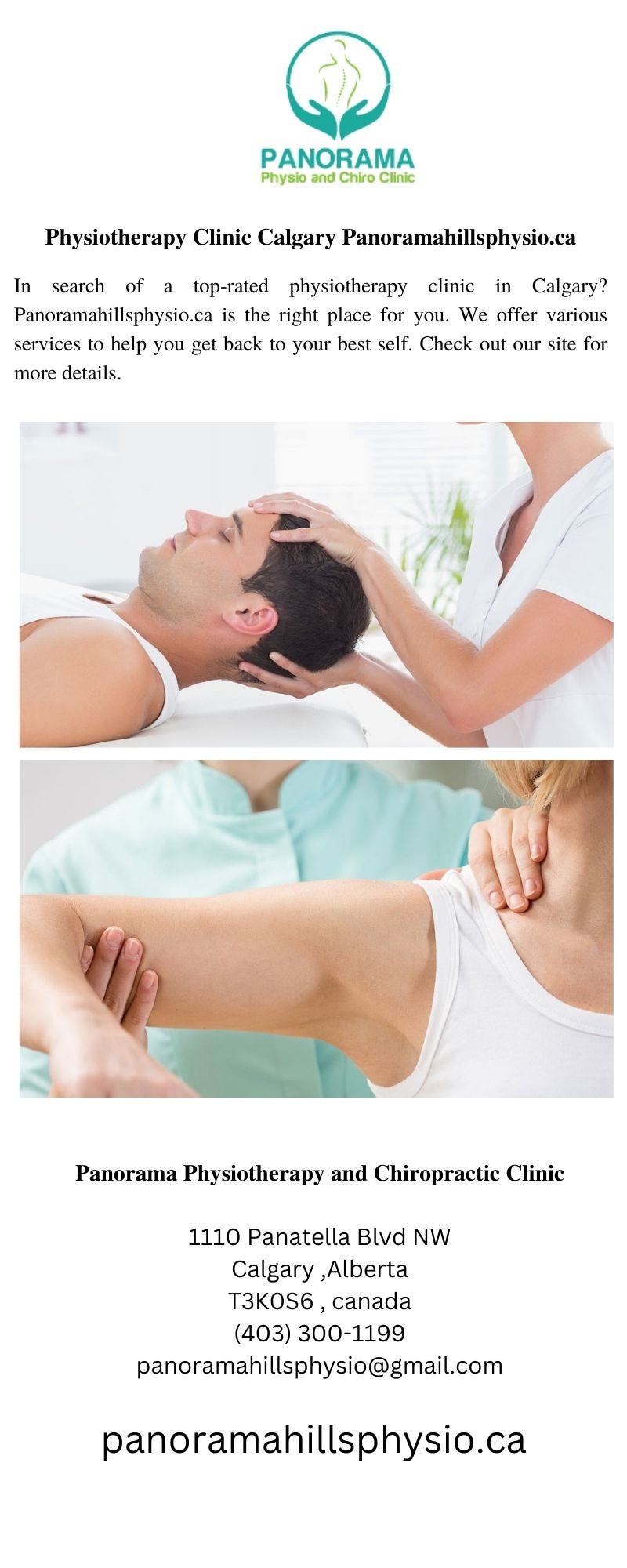 Physiotherapy Clinic Calgary | Panoramahillsphysio.ca - Jamesdanial ...