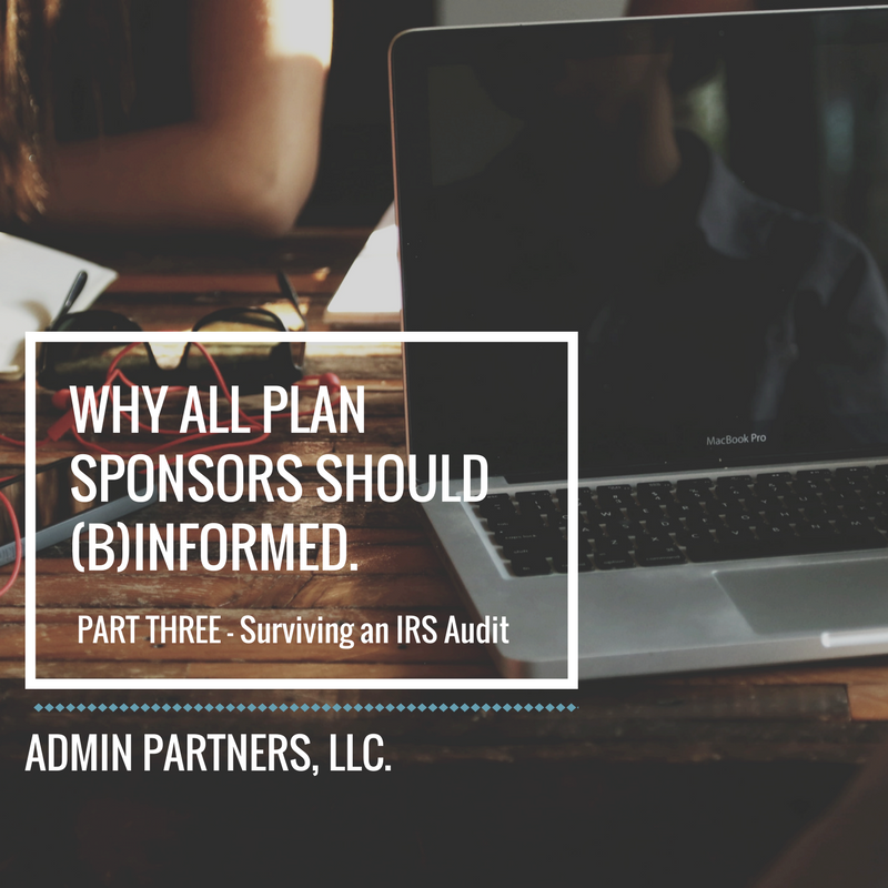 WHY ALL PLAN SPONSORS SHOULD (B)INFORMED — PART THREE | by ADMIN ...