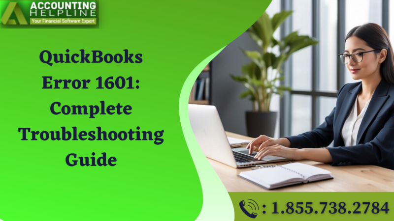 A Quick Guide To Fix Getting QuickBooks Error 1601 - Victor Williams ...