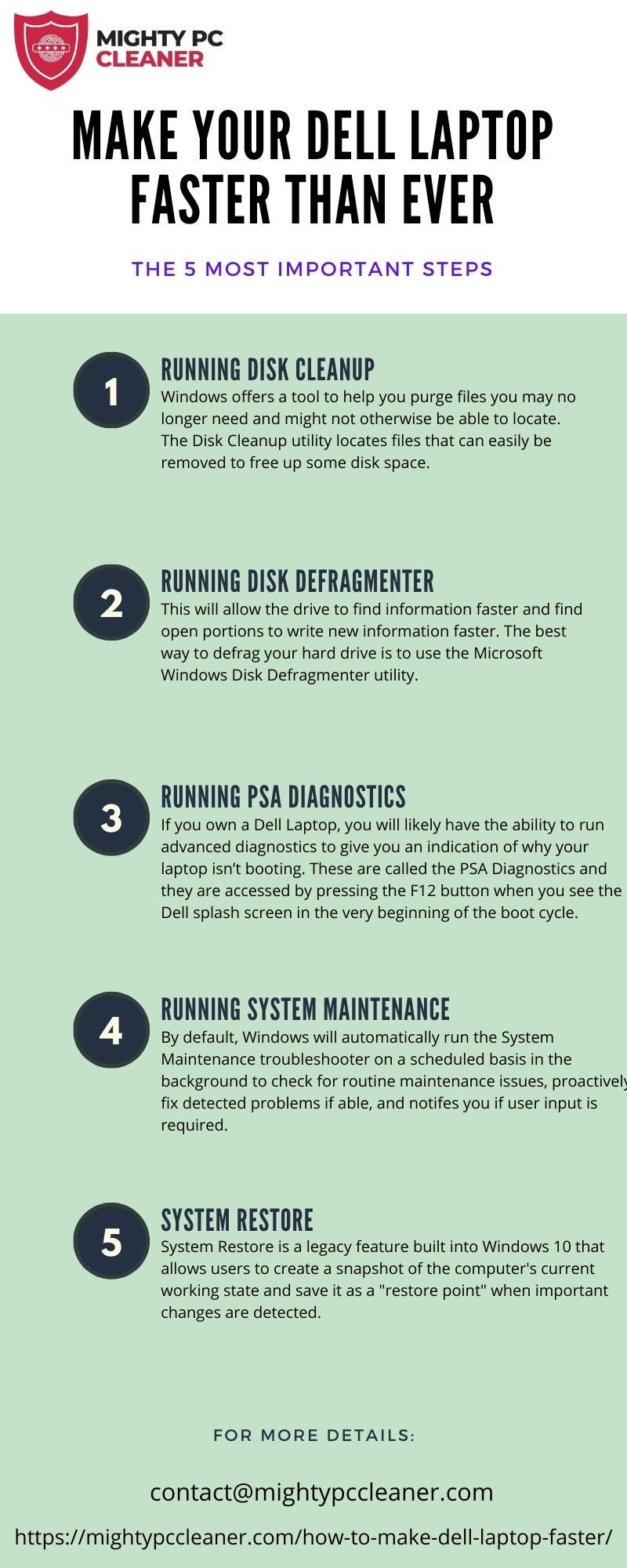 Make your Dell Laptop Faster than Ever - Mighty PC Cleaner - Medium