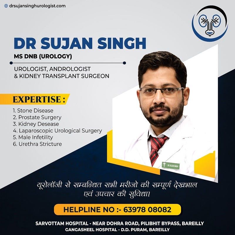 Dr. Sujan Singh: Your Trusted Specialist for Enlarged Prostate | by Jacob Adler | May, 2023 | Medium