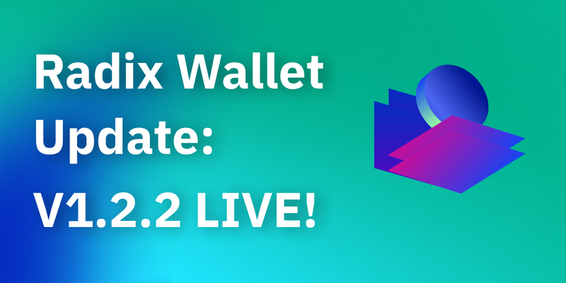 Pembaruan Radix Wallet: v.1.2.2. 24 September 2021 | by Radix Indonesia ...