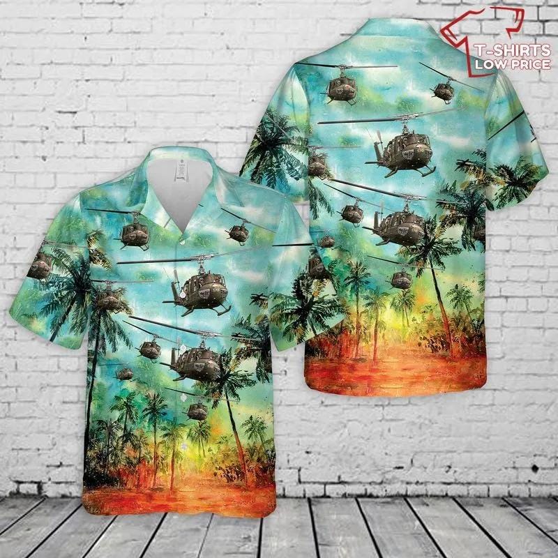 Us Army Bell Uh-1 Huey Hawaiian Shirt For Men And Women | by Muredac ...