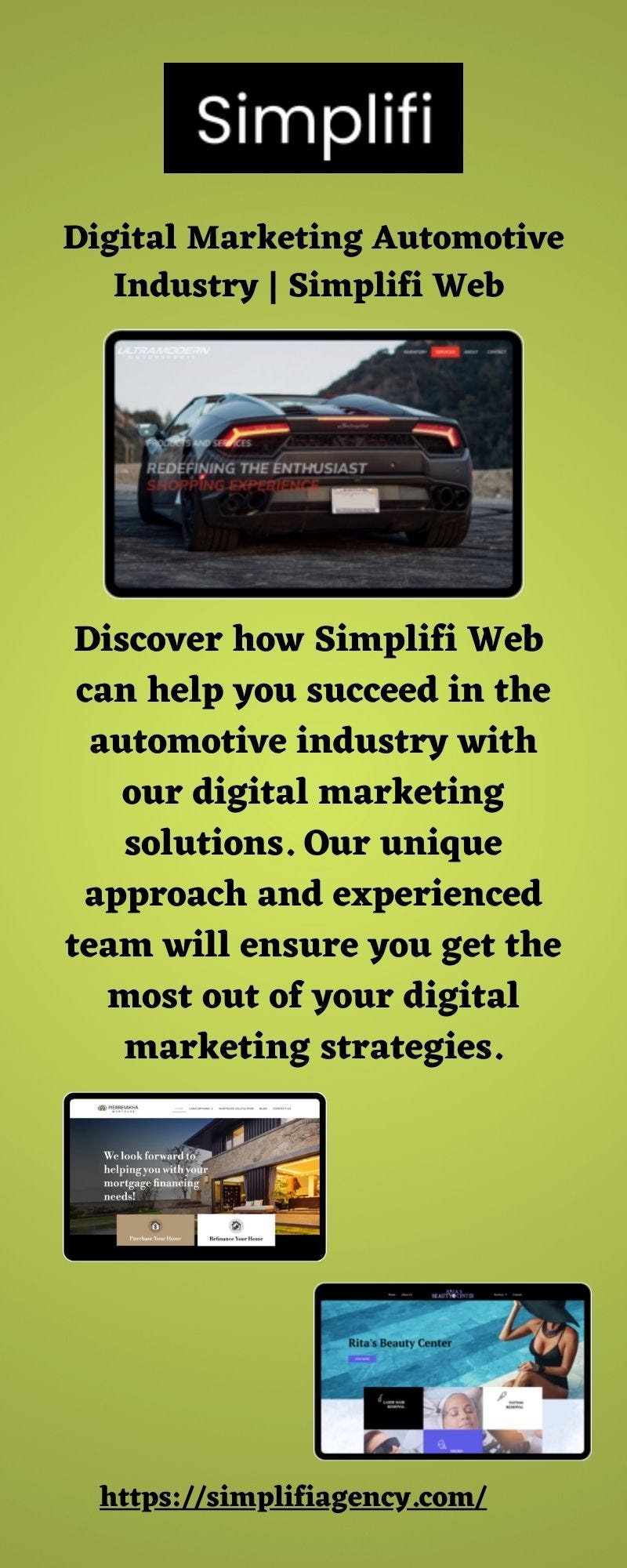Digital Marketing Automotive Industry | Simplifi Web - simplifiagency - Medium