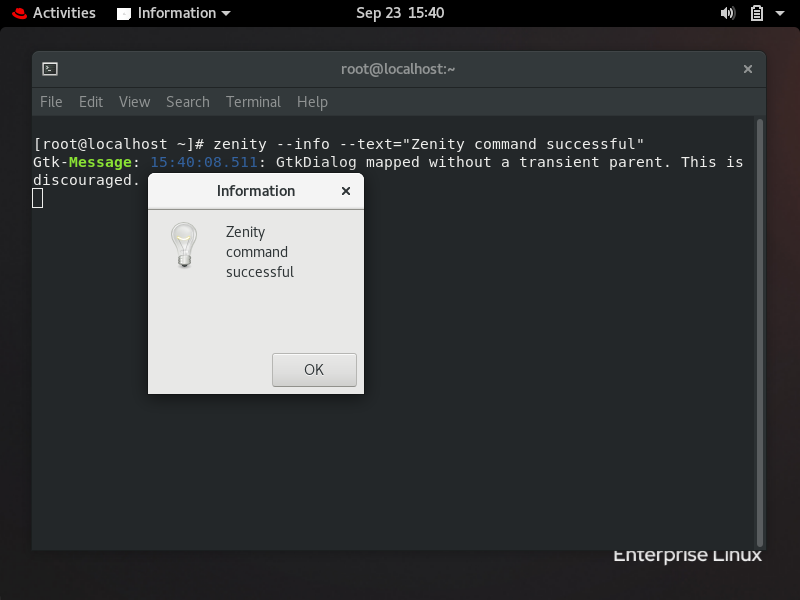 Zenity. Zenity is a program in linux that will… | by Dhruvika Sharma ...