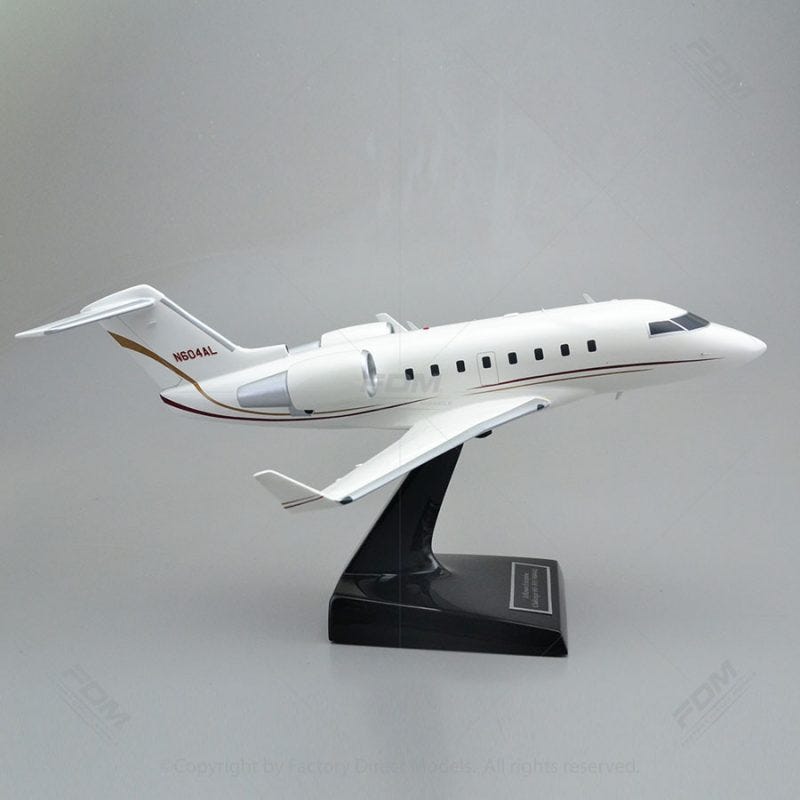 BOMBARDIER CHALLENGER 601–3A PRIVATE JET SCALE MODEL - Brian Dorothy - Medium