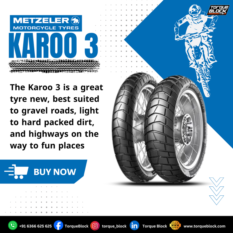 Metzeler Karoo 3 -Metzeler Karoo 3 110/80R19 — The Perfect Adventure Tyre for Your Bike! | by ...