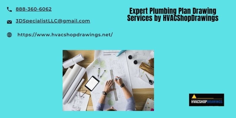Expert Plumbing Plan Drawing Services by HVACShopDrawings - Duct Shop Drawings - Medium