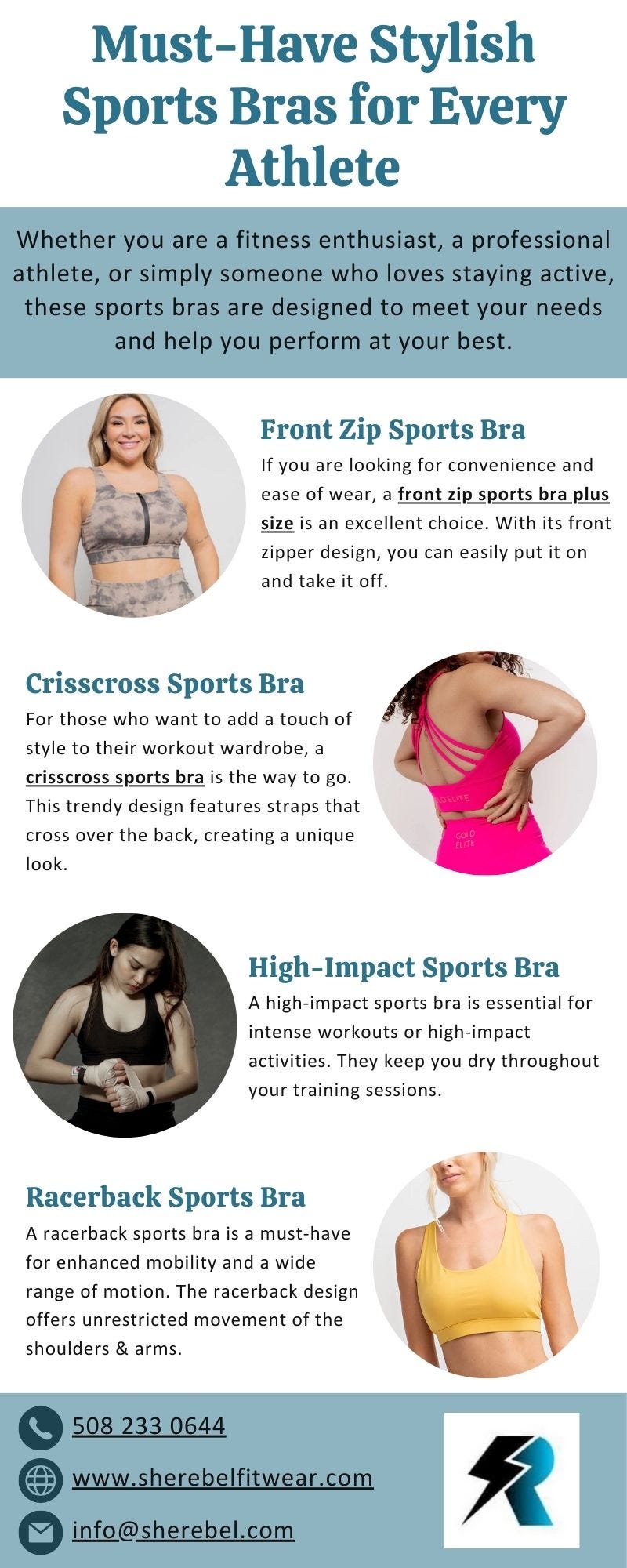 Must-Have Stylish Sports Bras for Every Athlete - She Rebel Fitwear ...