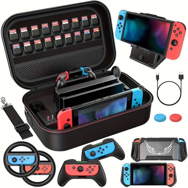 ¡Equipa tu Switch para la aventura con este kit de accesorios todo en ...