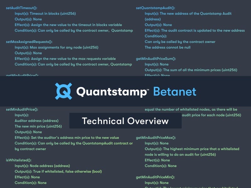 Securing Smart Contracts on the Blockchain: A Technical Overview of the ...