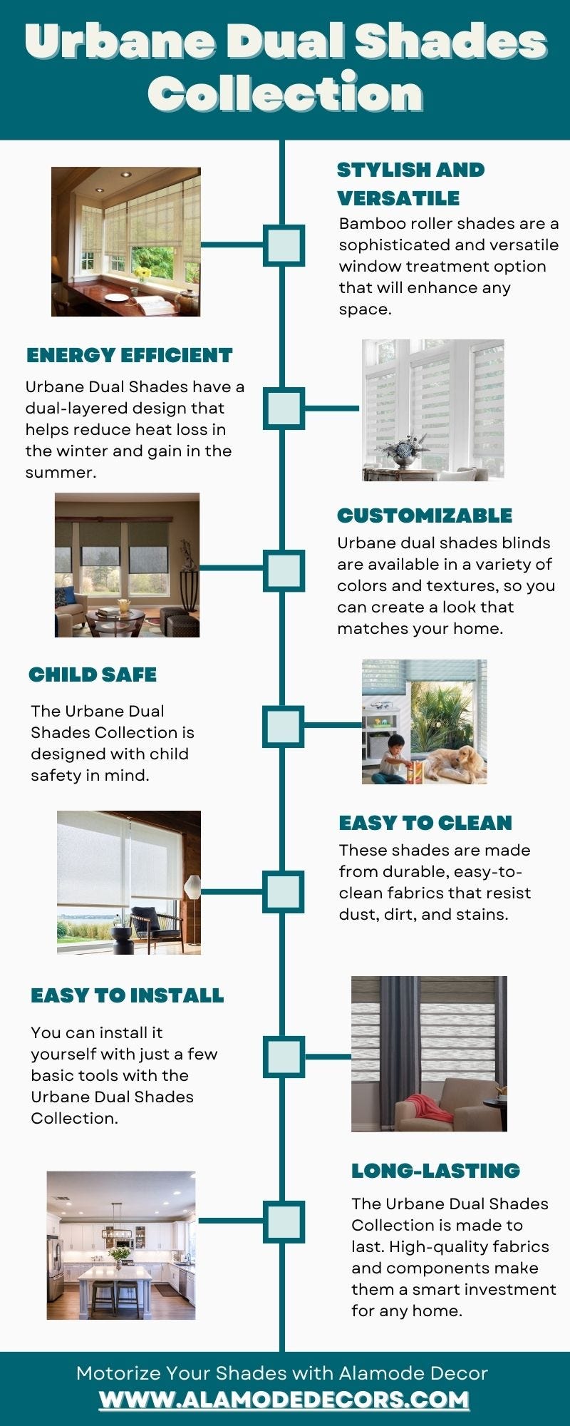 Benefits of Urbane Dual Shades| Alamode Decors - Alamodedecors - Medium