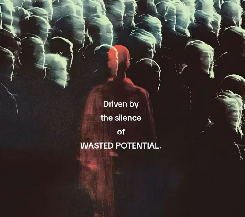 THE TRAGEDY OF WASTED POTENTIAL. Some people are given sharp minds ...