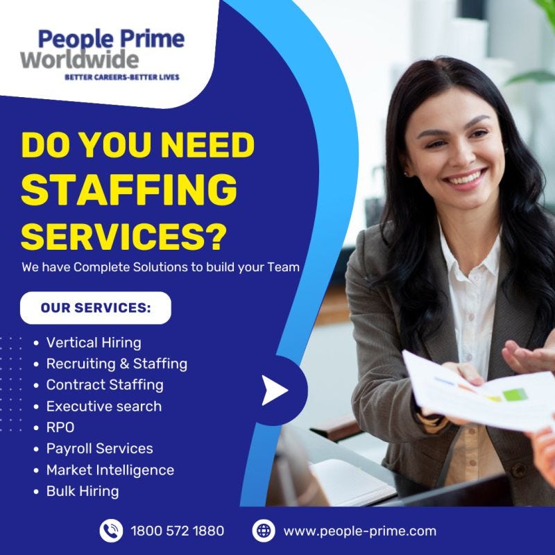 DO YOU NEED STAFFING SERVICES PEOPLE PRIME | by Mendukarthik | Sep ...