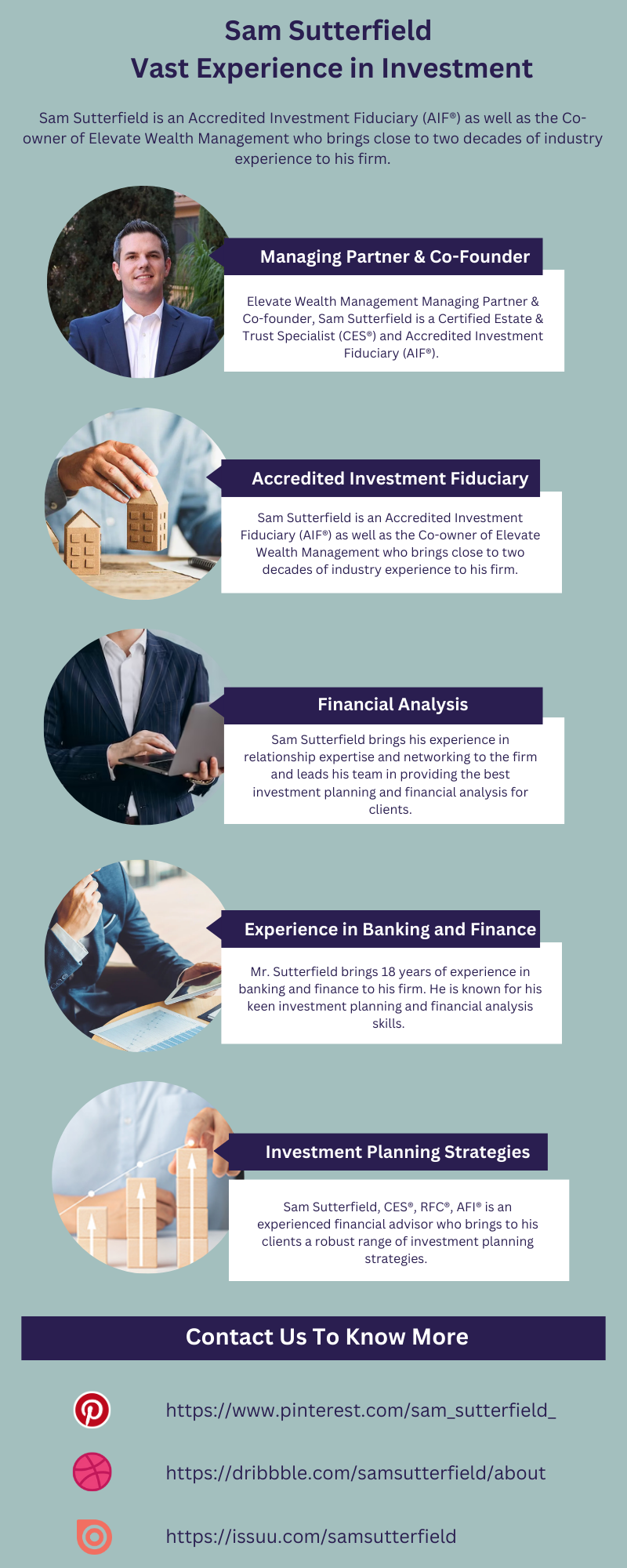 Sam Sutterfield — Vast Experience in Investment - Sam Sutterfield - Medium