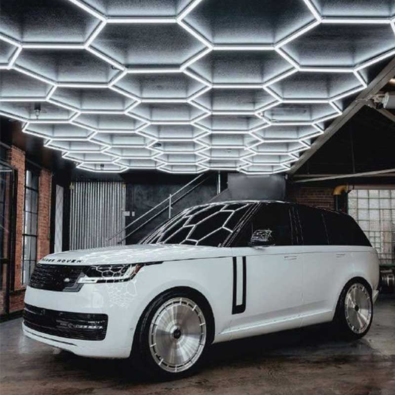 Experience the vibrant glow of hex garage lighting in action! - Siltoll ...
