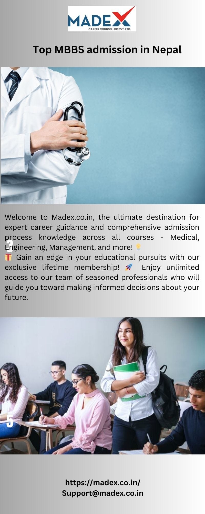 Top MBBS admission in Nepal | Madex Career Counsellor - Madex - Medium