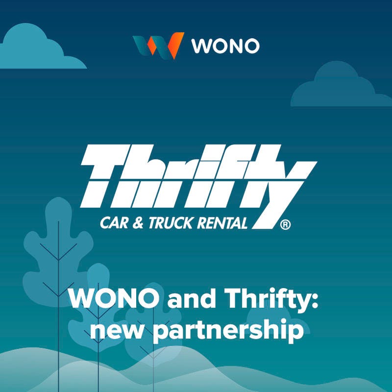 WONO and Thrifty: new partnership | by WONO | Medium