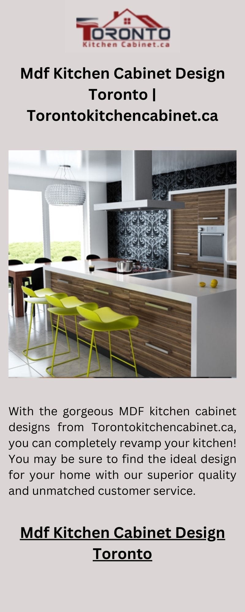 Mdf Kitchen Cabinet Design Toronto | Torontokitchencabinet.ca ...