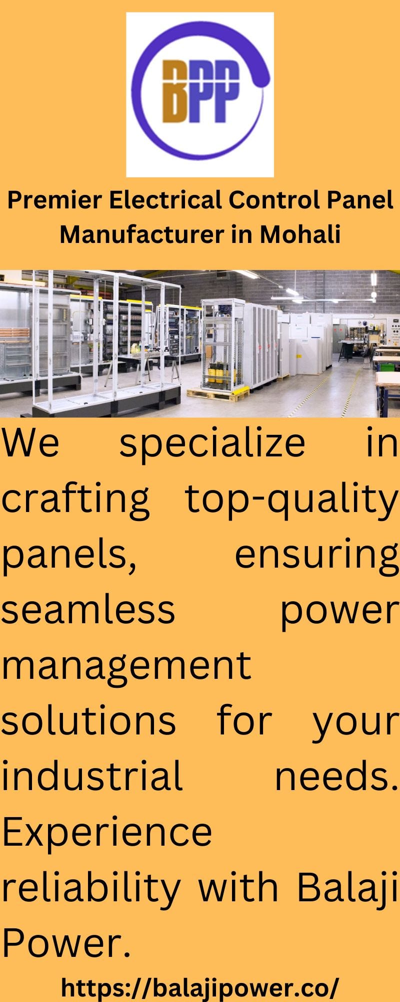 Premier Electrical Control Panel Manufacturer in Mohali - Balaji Power ...