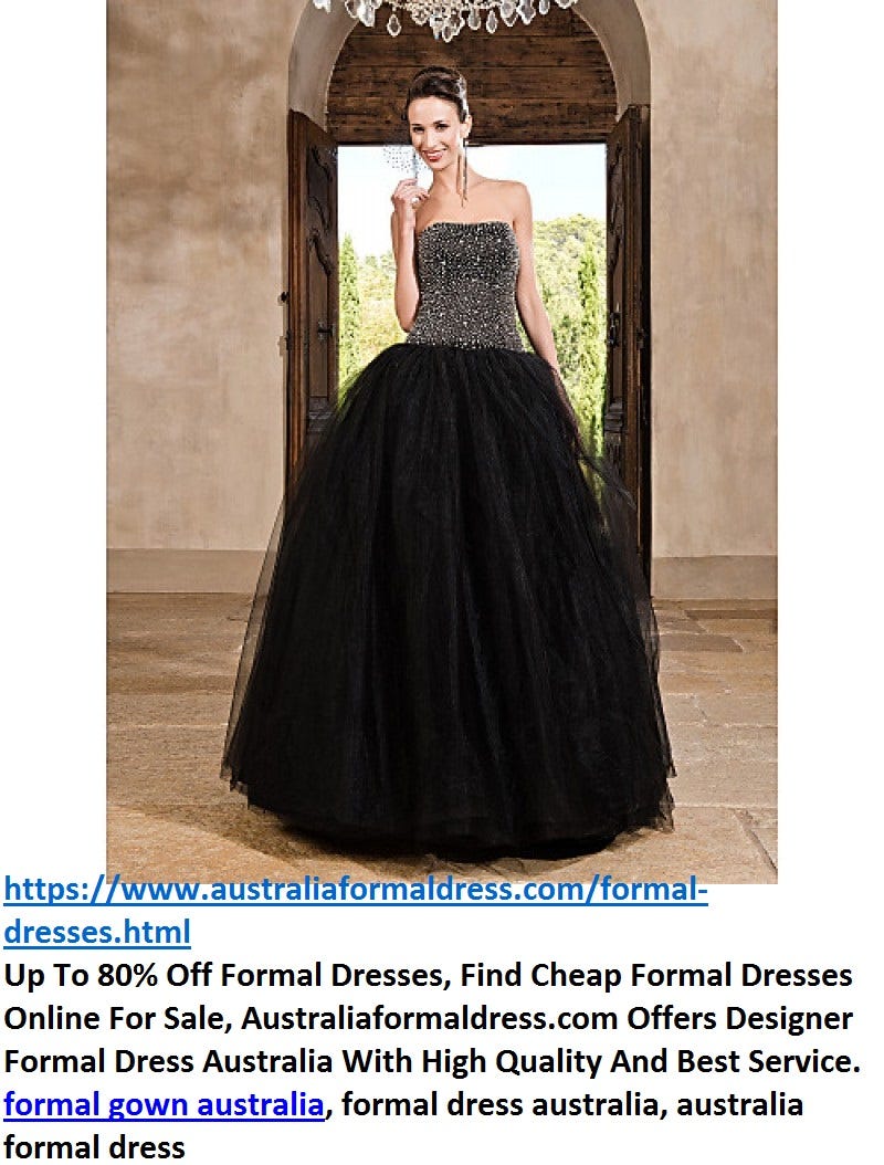 Australia Formal Dress. https://www.australiaformaldress.com/for… | by ...